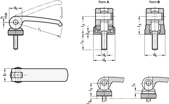 Exzenterspanner | Spannen mit Exzenter oder Keil | Spannelemente ...